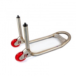Harris Front Spigot Type Stainless Steel Paddock Stand - Module Moto
