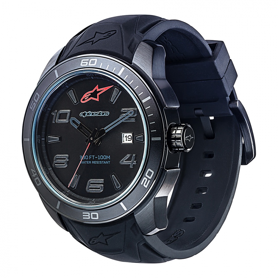 Tech Watch 3H Black SS BlacK/Steel - Module Moto
