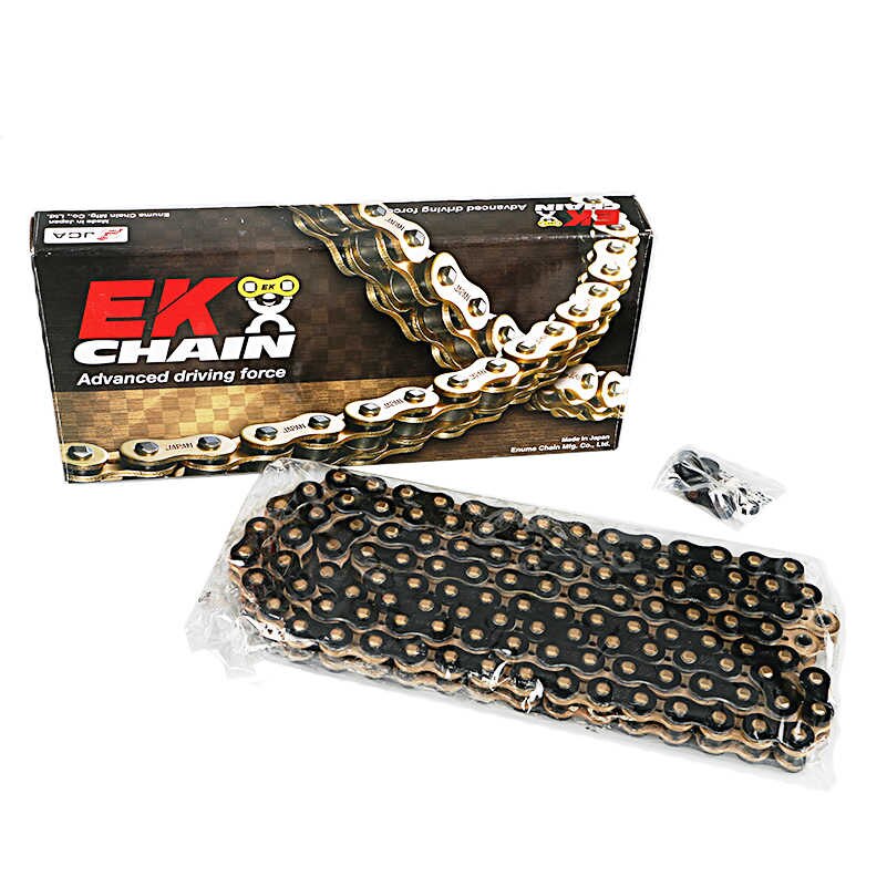 EK SRX2 Black / Gold X-Ring Drive Chain 120-L - Module Moto