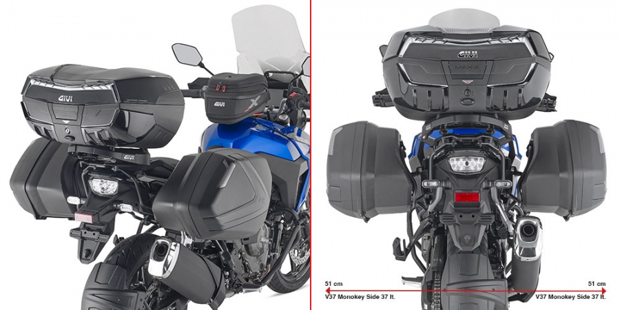 Givi PLX3125 Suzuki V-Strom 800DE 800SE 23-24 Pannier Rail Set - Module ...