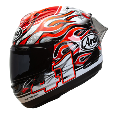Arai RX-7V Evo Haga GP Helmet - Module Moto