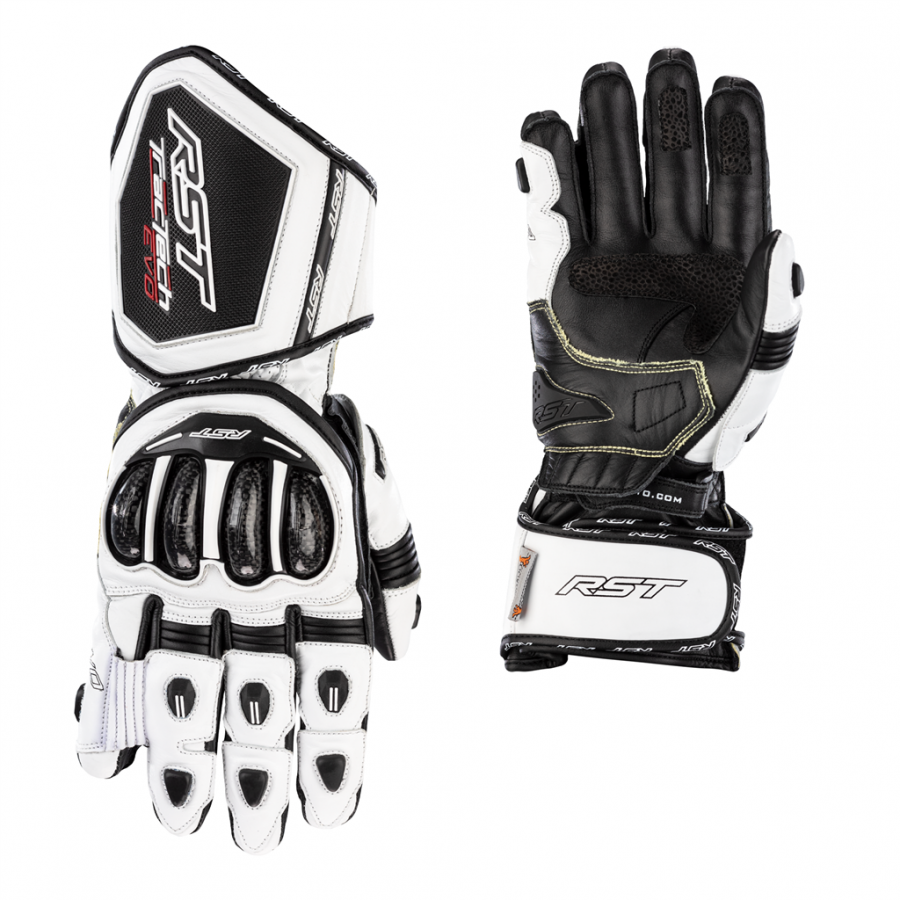 RST Tractech Evo 4 CE Mens Glove White/Black - Module Moto