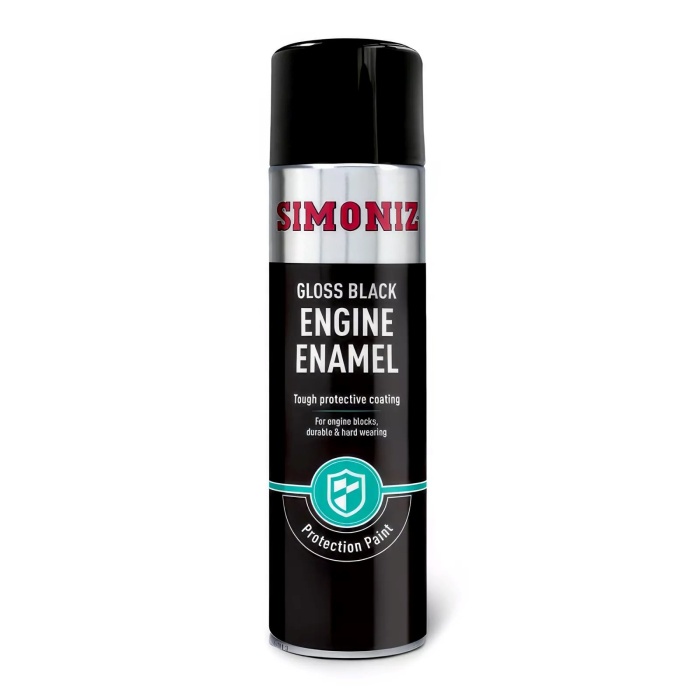 Simoniz Engine Enamel Gloss Black 500ml - Module Moto