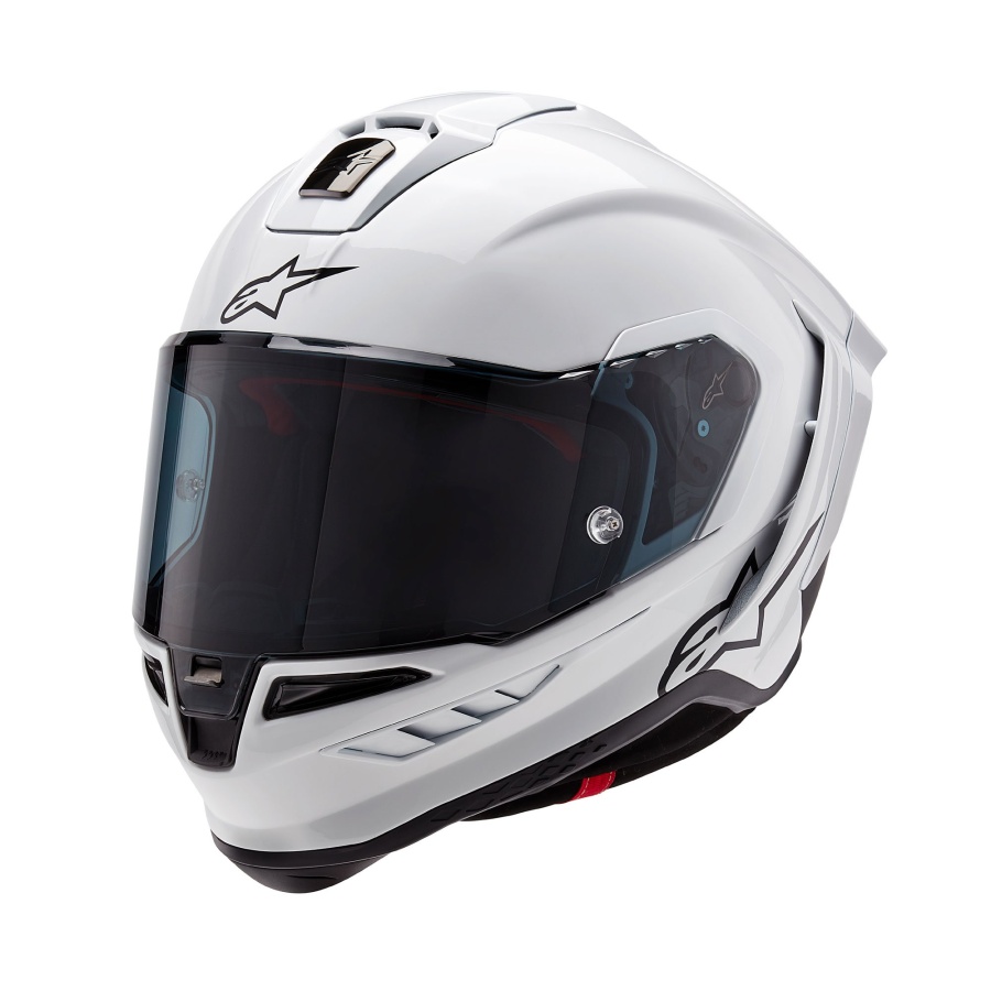 Alpinestars Supertech R10 Solid Ece06/Fim White Gloss Black Matt ...